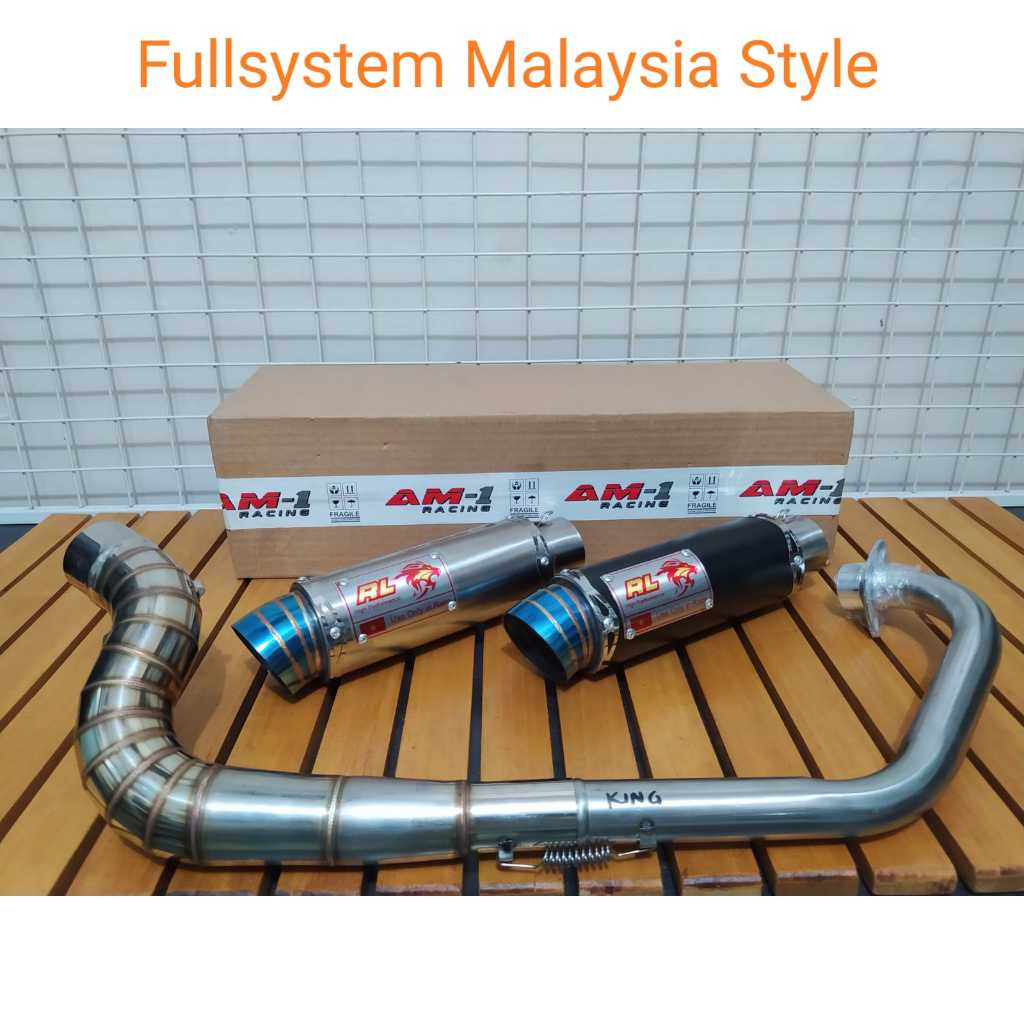 Jual RL RED LEO RACING EXHAUST OPEN FOR Y15ZR LC135 5S 4S RS150R ...