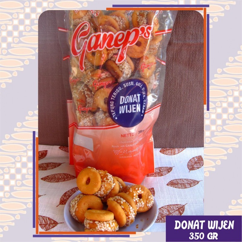 Jual Donat Wijen Ganep 350 Gram Oleh Oleh Khas Solo | Shopee Indonesia