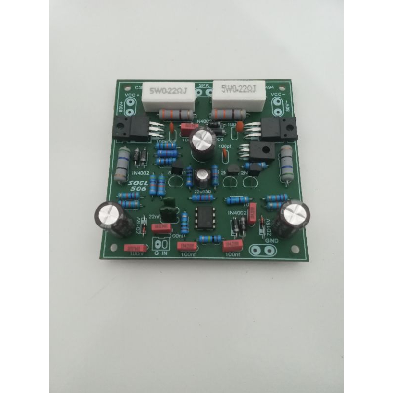 Jual kit power driver amplifier socl 506 mono | Shopee Indonesia