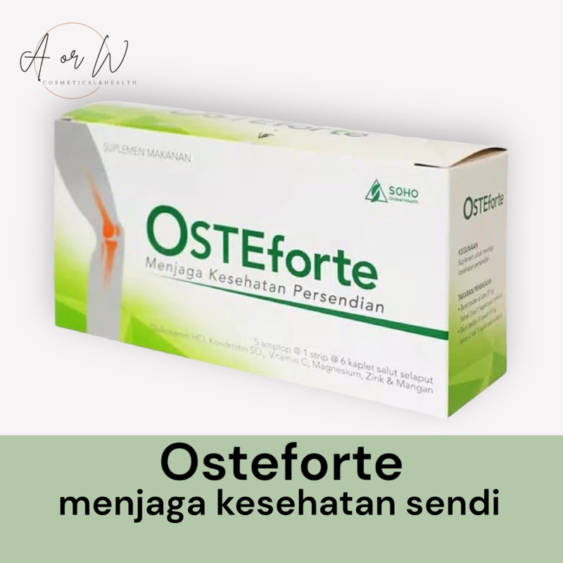 Jual OSTE FORTE BOX 30 KAPLET / Menjaga kesehatan sendi | Shopee Indonesia