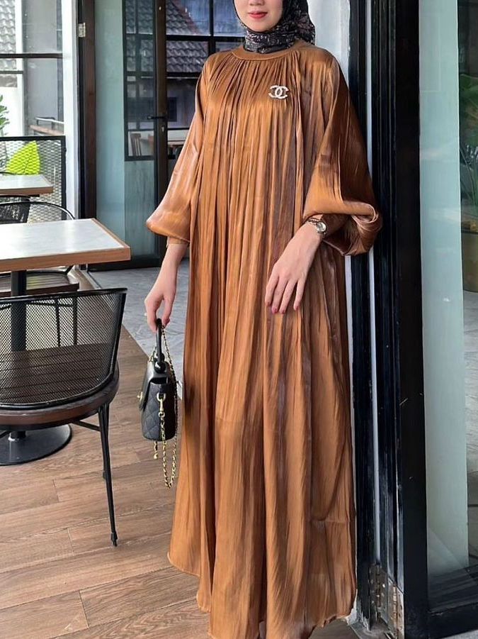 Jual Baju Shimer Silk Premium Ameena Dress Baju Kondangan wanita ...