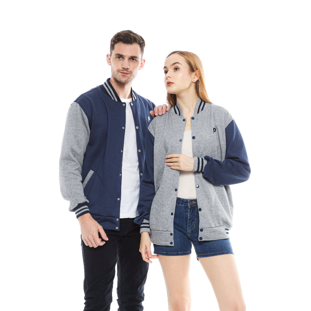 Jual PLATINUM WORLD Jacket Varsity Polos Outerwear Varsity Jacket ...