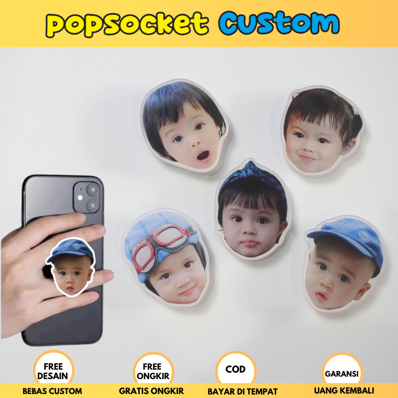 Jual [Bebas Custom] Popsocket akrilik costum popsoket handpone ...