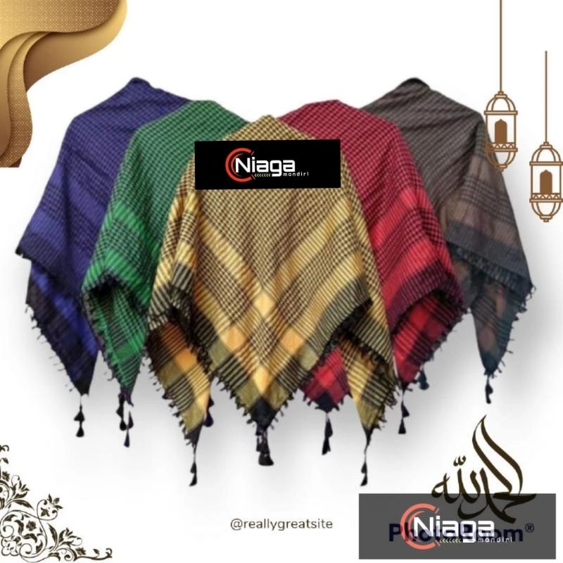 Jual Sorban tenun Al Multazam/sorban ronce/sorban motif jagung/sorban ...