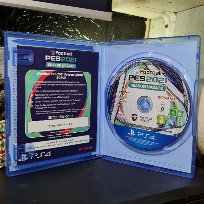 Jual BD PES 2021 SEASON UPDATE PS4 + Update Option File 2024 | Shopee ...