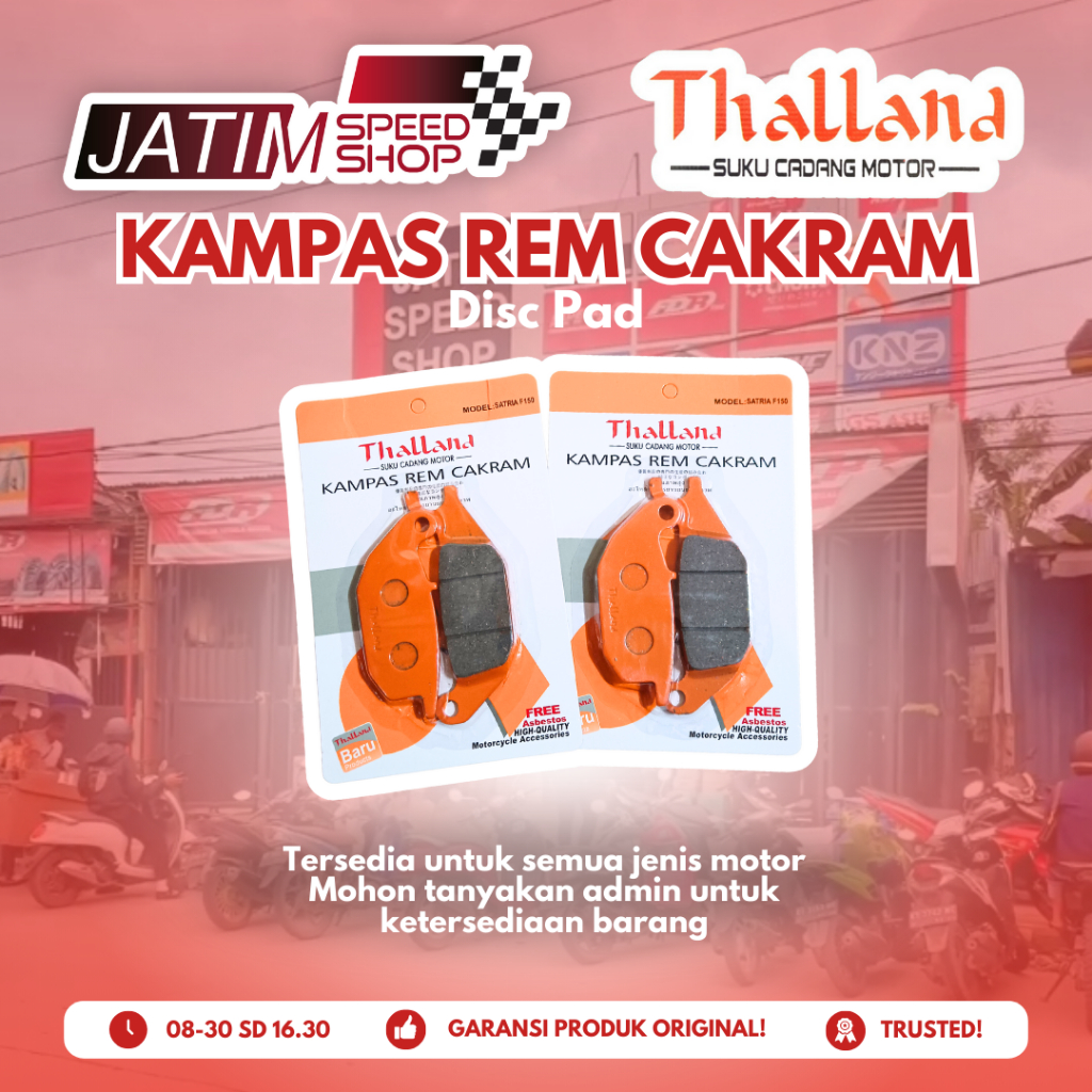 Jual Thalland Kampas Rem Depan Discpad Disc Pad Beat Blade F1ZR GL Pro ...