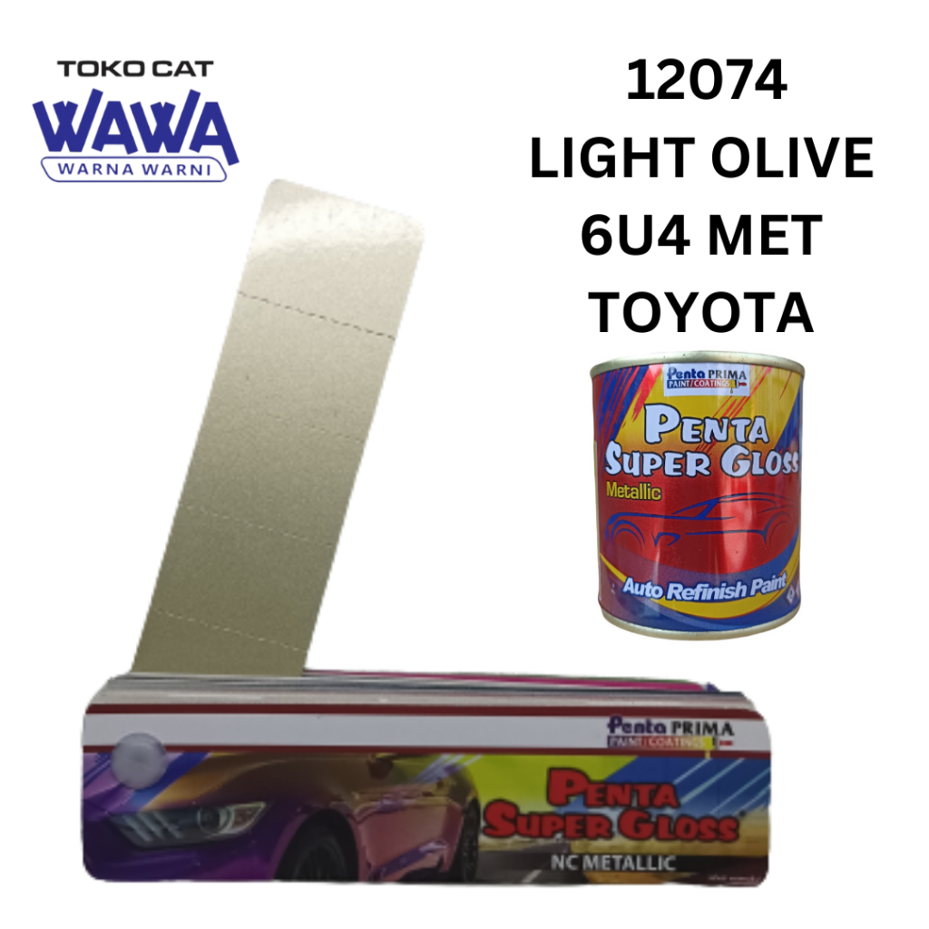Jual Cat Duco Penta Super Gloss nc metallic LIGHT OLIVE 6U4 MET TOYOTA ...