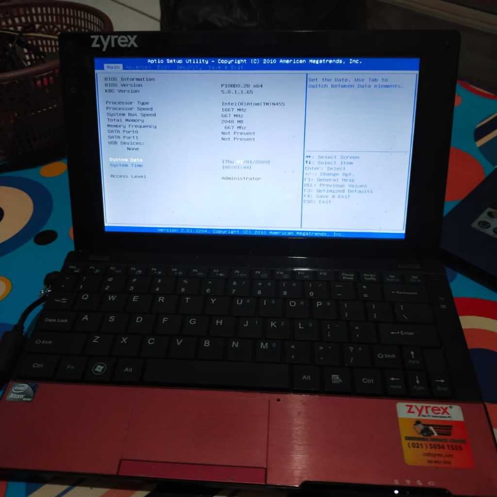Jual Notebook Zyrek SKY REd Ep1210(bekas Normal) | Shopee Indonesia