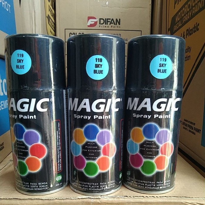 Jual Pilok pilox cat spray semprot magic 300cc by difan paint/diton ...