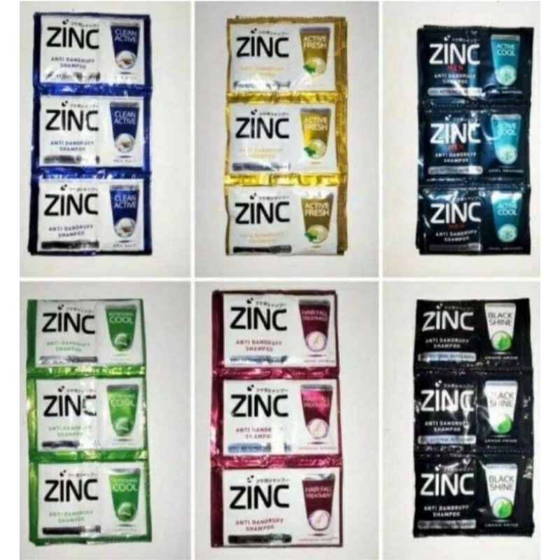 Jual Zinc sampo sachet 2 renteng isi 24 pasang/ 48 sachet | Shopee ...
