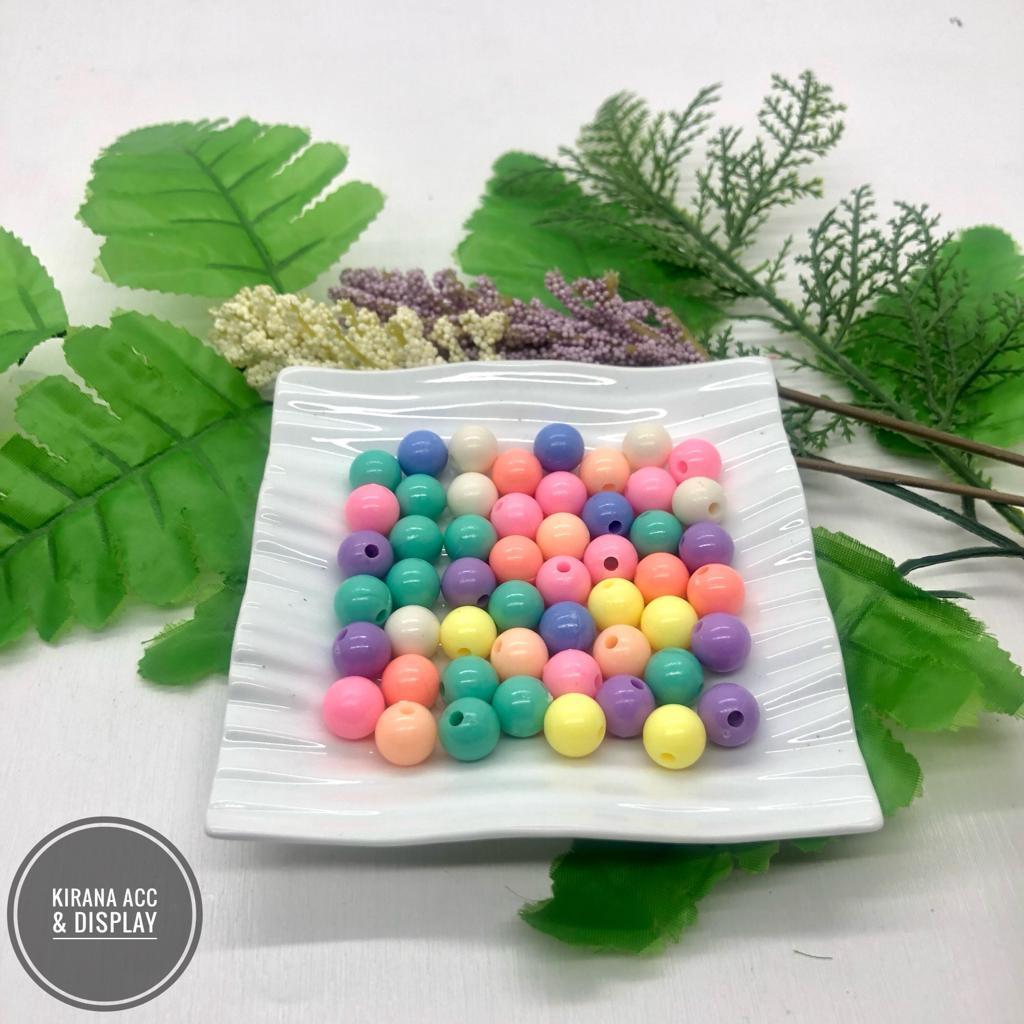 Jual 450 gr Manik Mote Kapur Dof Susu Pastel Bulat | Shopee Indonesia