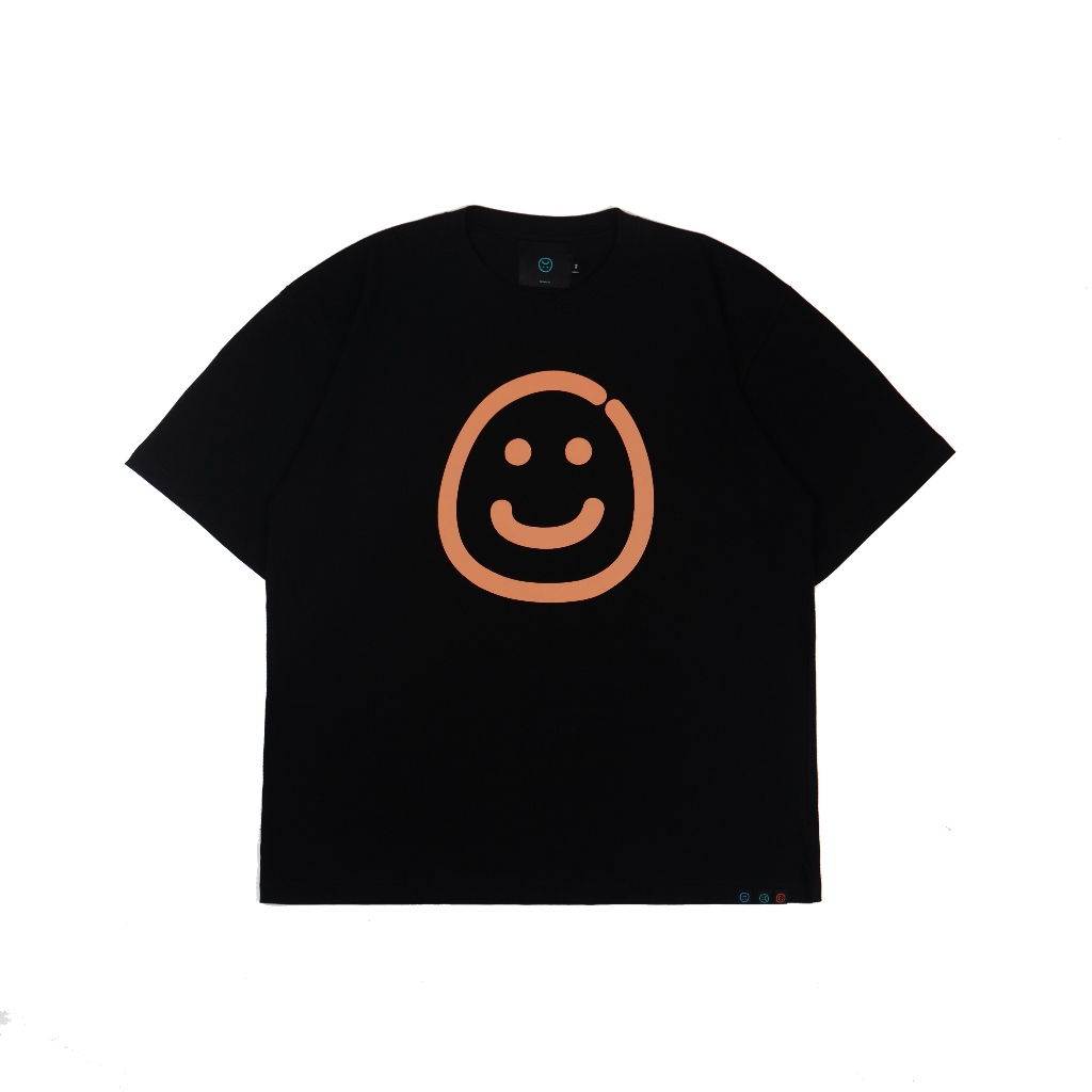 Jual FAITH FADE - Basic Smiley Outline Logo (Black) | Shopee Indonesia