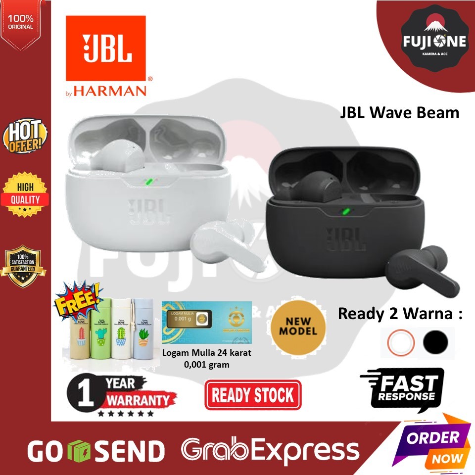 Jual JBL WAVE Beam True Wireless Earbuds with Deep Bass Sound TWS ...