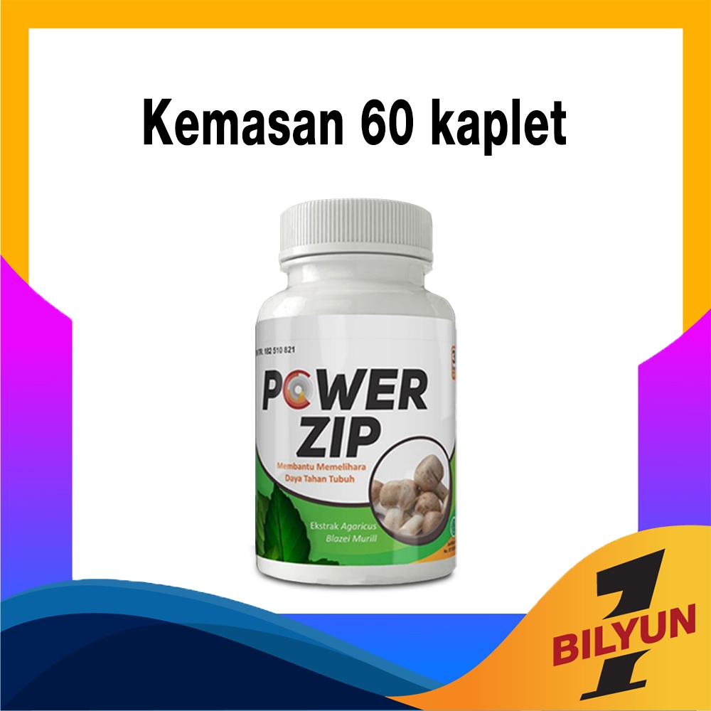 Jual POWER ZIP 60 KAPLET Original Obat Kolestrol Dan Asam Urat Paling ...