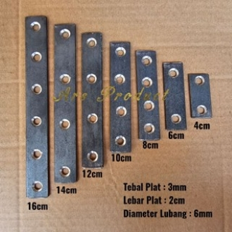 Jual Bracket Plat Besi Lurus Lubang Tebal 3mm | Shopee Indonesia