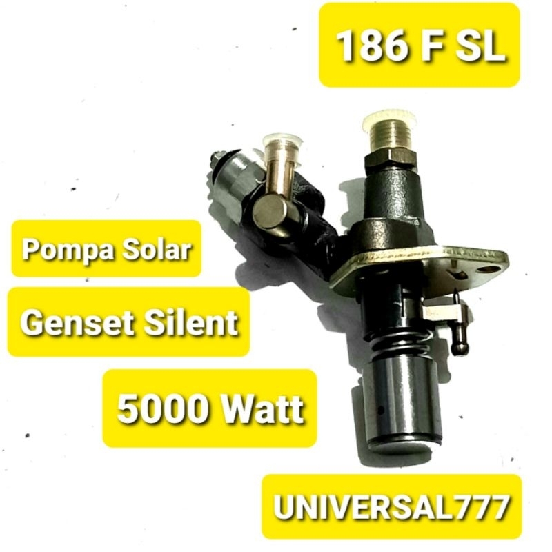 Jual 186F Selenoid Fuel Injection Pump Assy 186 F Genset Solar 5000 ...