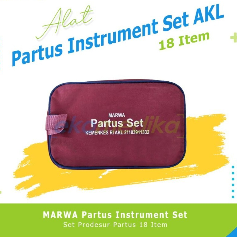 Jual MARWA Partus Instrument Set AKL / Set Prodesur Partus 18 Item ...