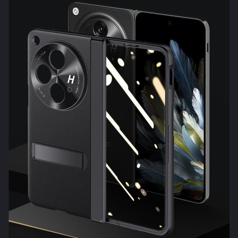 Jual Case OPPO Find N5 | N3 Fold Premium Grain Leather Stand Holder ...