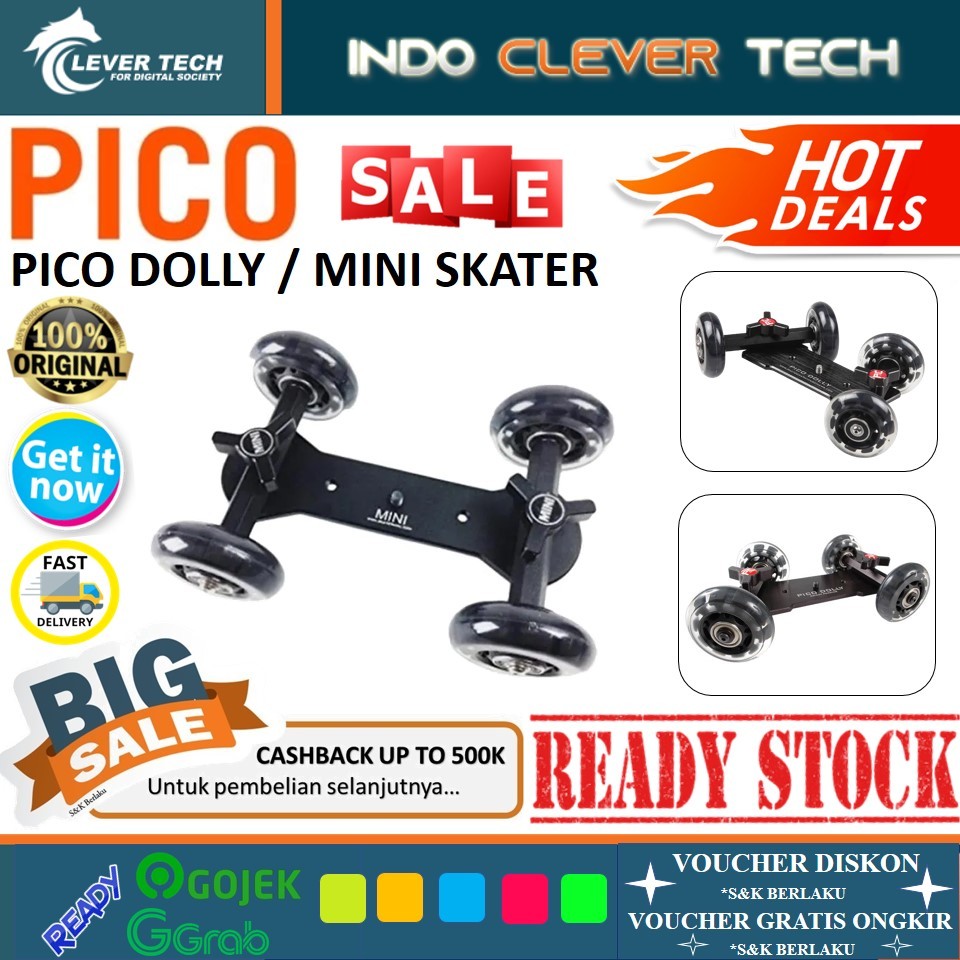Jual Pico Dolly Mini Skater For Camera | Shopee Indonesia