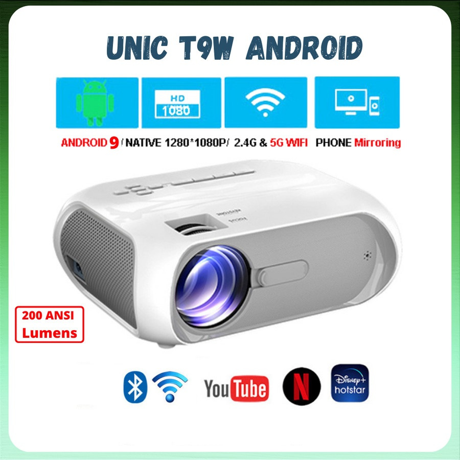 Jual Mini Proyektor Android Led Projector UNIC T9 Android Projector HD ...