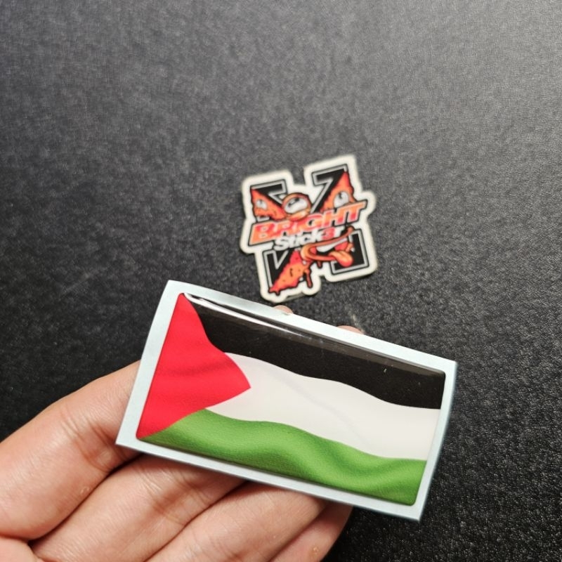Jual Stiker Emblem Bendera PALESTINA Sticker Emblem FREE PALESTINE ...