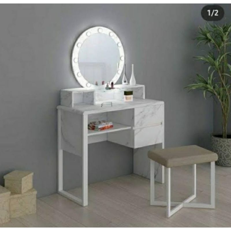 Jual Meja Rias Minimalis Siantano MR Marble | Shopee Indonesia