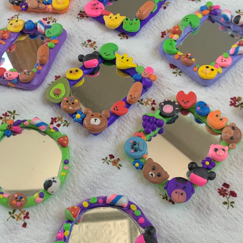 Jual [MINI] mirror clay | mirror | clay | cermin | cermin clay | cermin ...