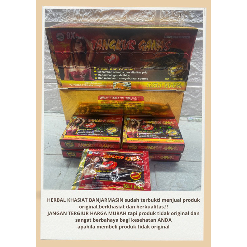 Jual tangkur ganas kapsul original | Shopee Indonesia