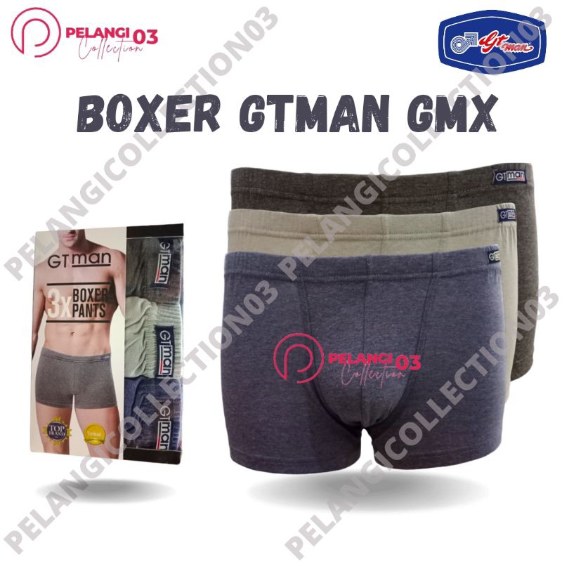 Jual CELANA DALAM BOXER GTMAN GMX (ADA BIG SIZE) | Shopee Indonesia