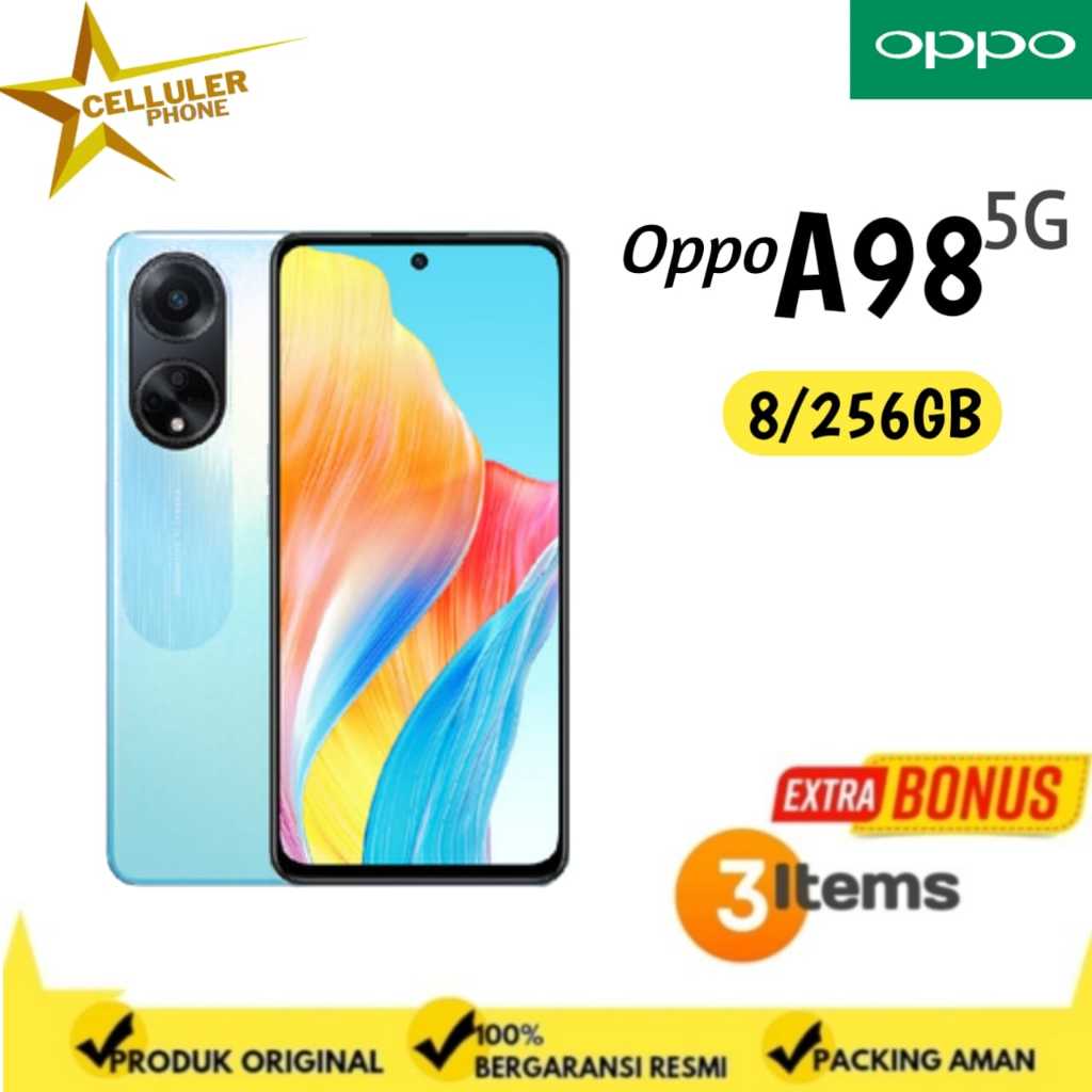Jual OPPO A98 5G 8/256 RAM 8GB INTERNAL 256GB 67W SUPERVOOC GARANSI ...