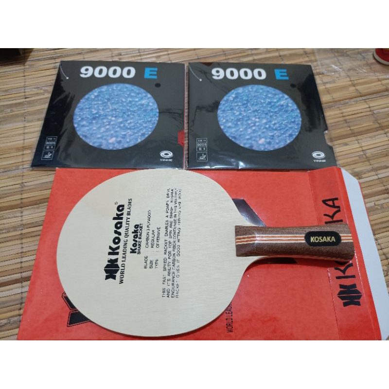 Jual PAKET BET TENIS MEJA KOSAKA HANDLE MODEL SARDIUS PLUS YINHE 9000E ORIGINAL | Shopee Indonesia