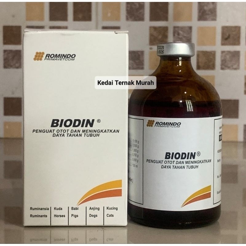 Jual Biodin 100 ml Menguatkan Otot Stamina Daya Tahan Tubuh Hewan Pasca ...