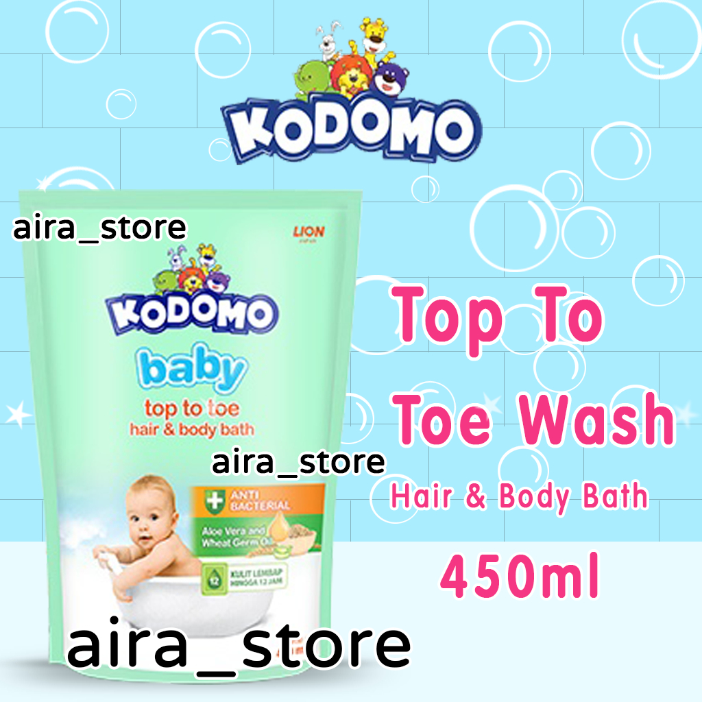 Jual Kodomo Top To Toe Refill 450ml | Shopee Indonesia