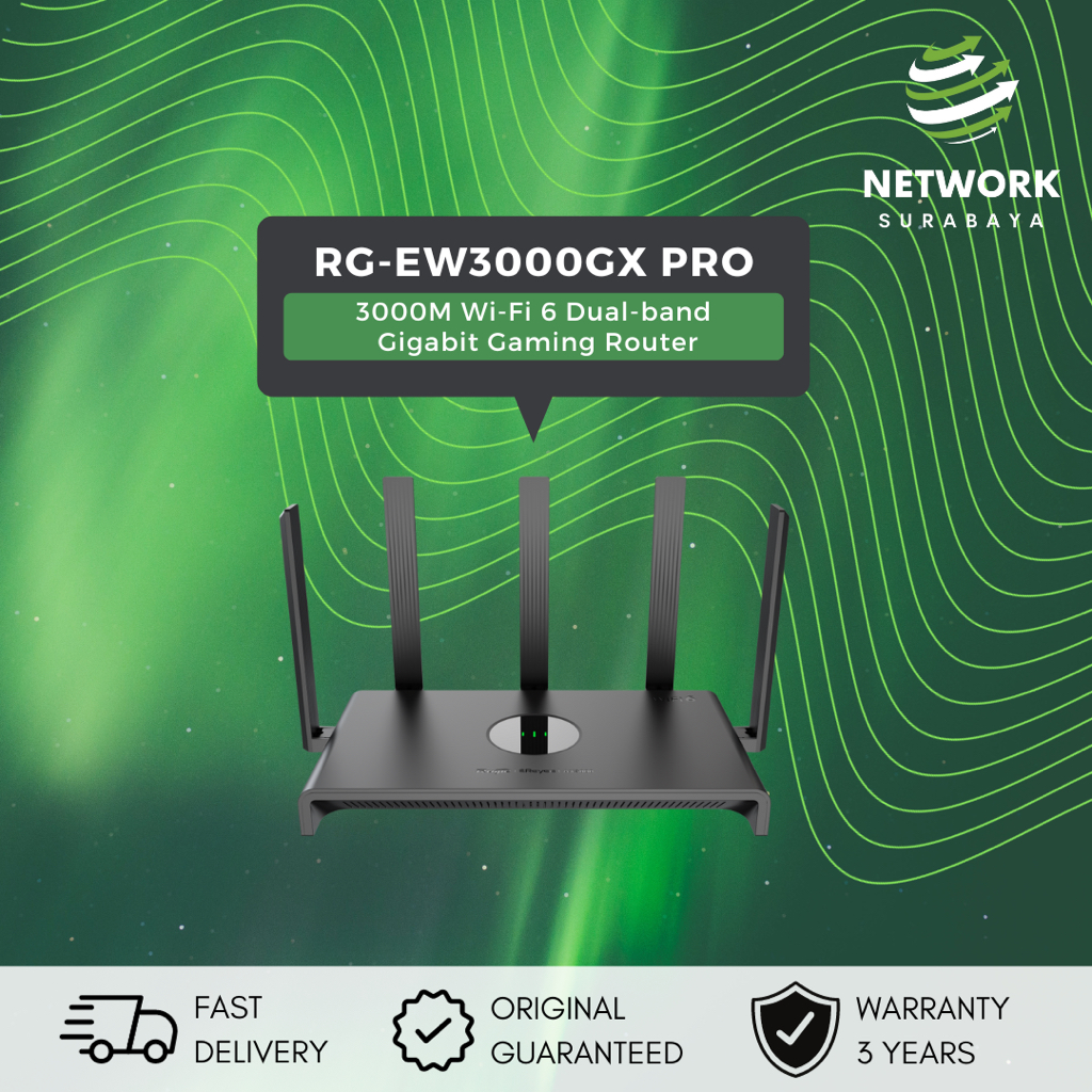 Jual RG-EW3000GX PRO RUIJIE REYEE 3000M Wi-Fi 6 Dual Band Gigabit ...