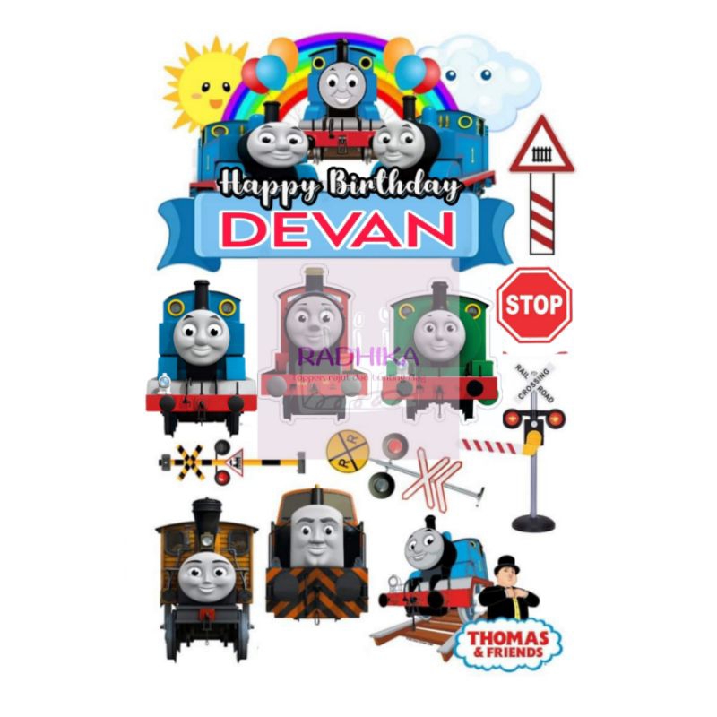 Jual Topper thomas And friends bisa custom nama | Shopee Indonesia