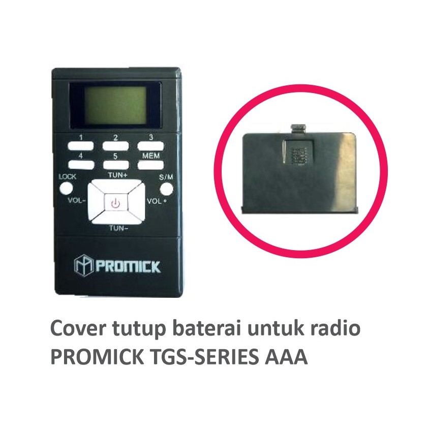 Jual Cover tutup baterai radio penutup baterai radio fm grey/white ...