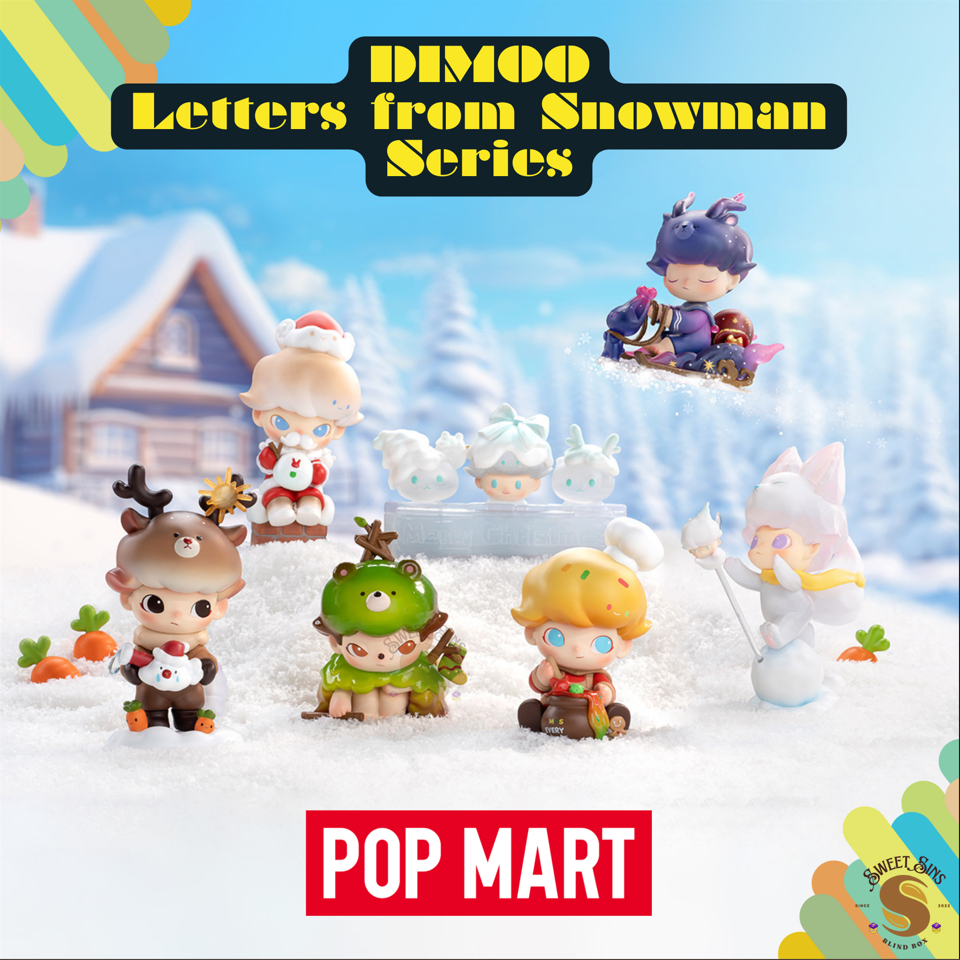 Jual Pop Mart Dimoo Letters From Snowman Series | Shopee Indonesia