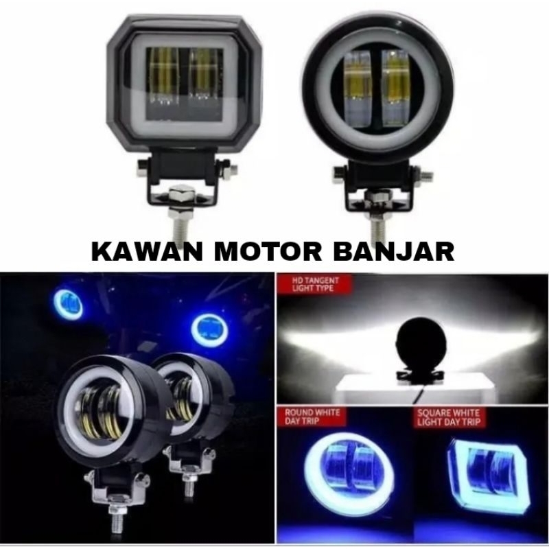 Jual MINI DAYMAKER 2 LED 4D SOROT SUPER TERANG 12V DC 6W/LAMPU SOROT ...