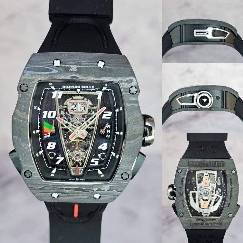 Jual Jam tangan Automatic Swiss RM 40-01 Mclaren Speedtail Carbon ...