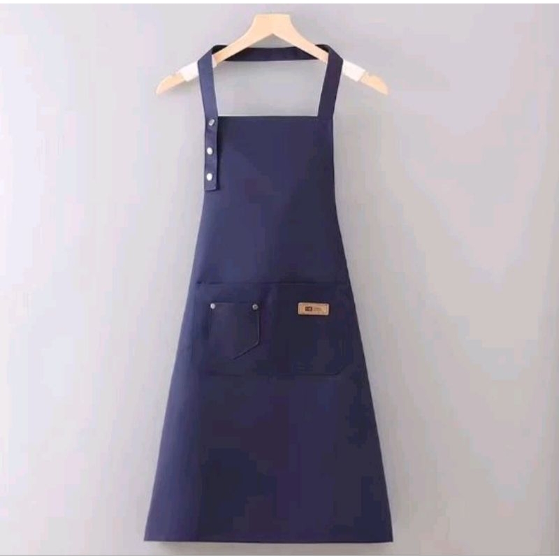 Jual APRON CELEMEK KOREA MASAK DAPUR WATERPROOF / CELEMEK CHEF BARISTA ...