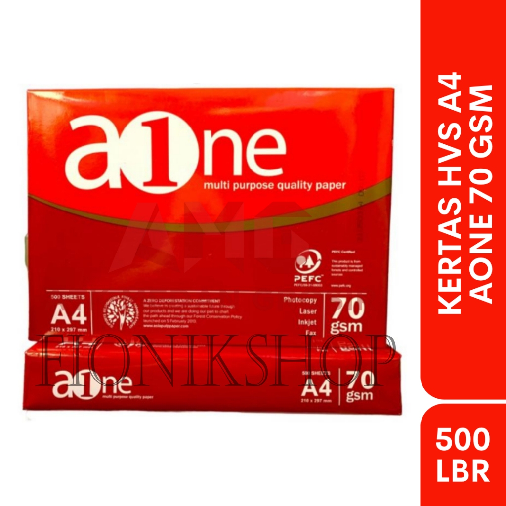 Jual KERTAS HVS A4 A1ONE 70GSM | Shopee Indonesia