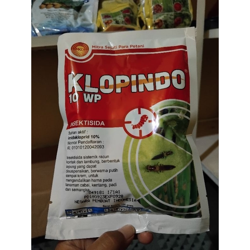 Jual Insektisida KLOPINDO 10 WP 100 gram | Shopee Indonesia