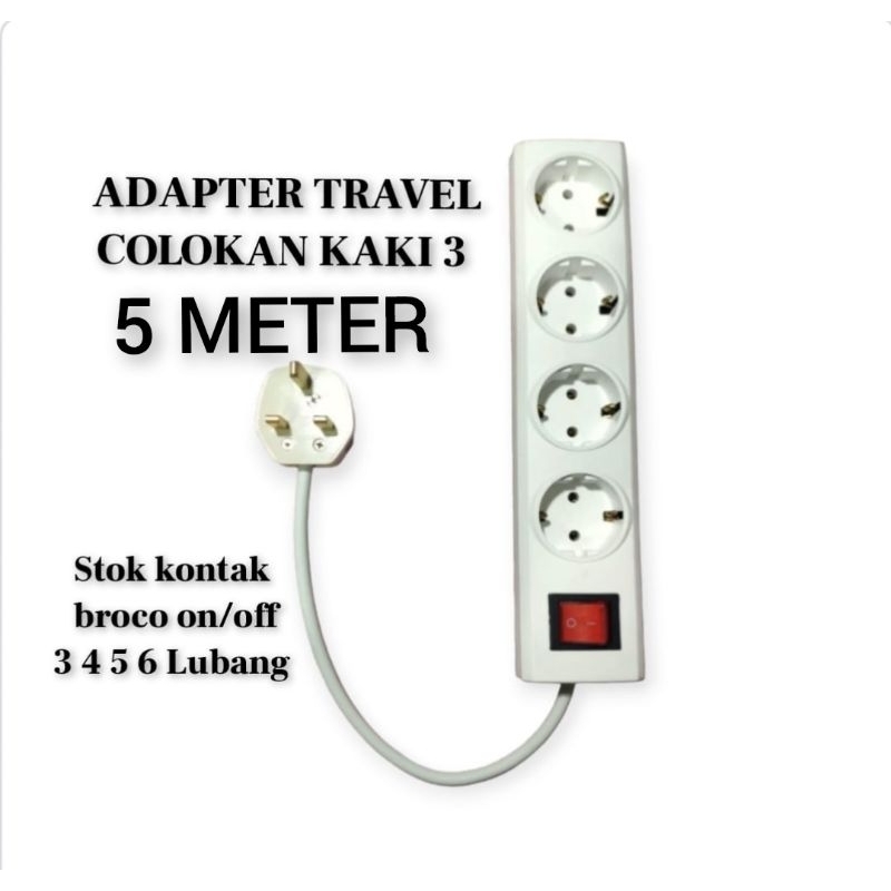Jual Colokan Listrik 3 kaki ADAPTER TRAVEL Arab Saudi UMROH Haji Type G ...