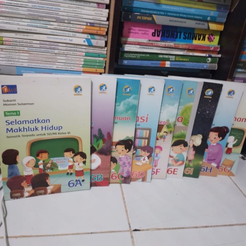 Jual Buku Tematik Terpadu kelas 6 sd edisi revisi 1set | Shopee Indonesia