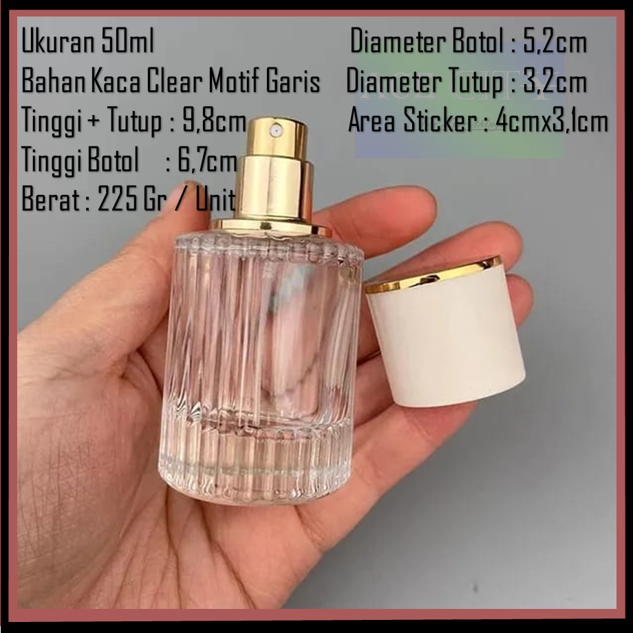 Jual Botol Parfume Kaca 50ml Luxury Premium | Shopee Indonesia