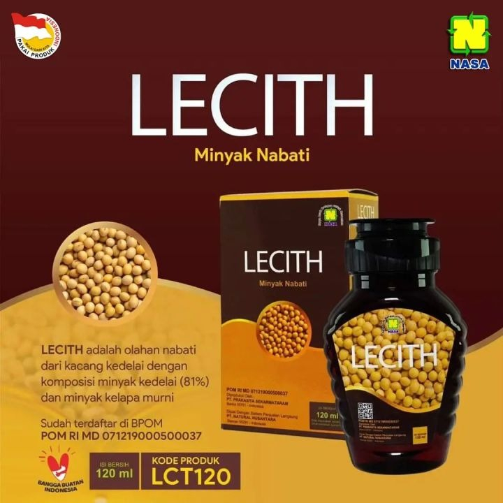 Jual LECITH Natural Lecithin 120ml - Lecith Natural Lecithin, suplemen ...