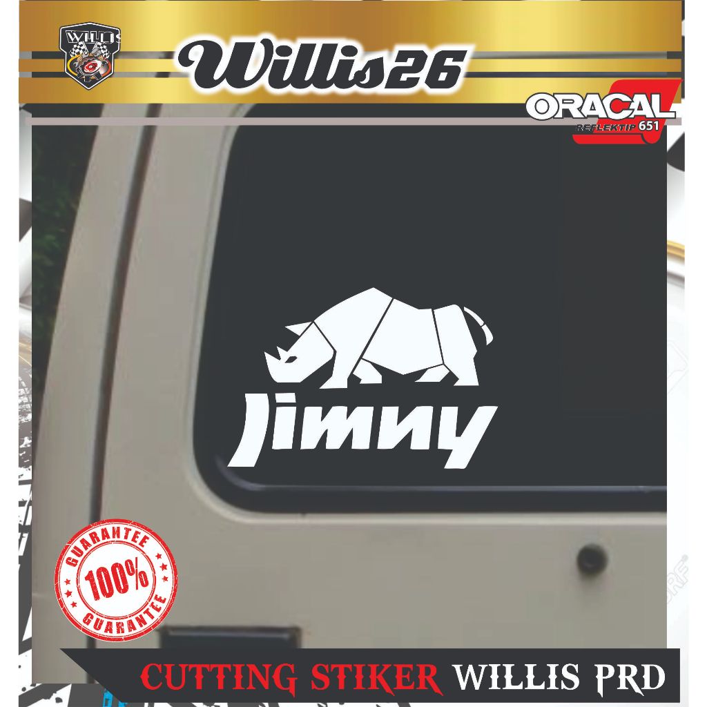 Jual Sticker Stiker Mobil Jimny Badak Jeep | Shopee Indonesia