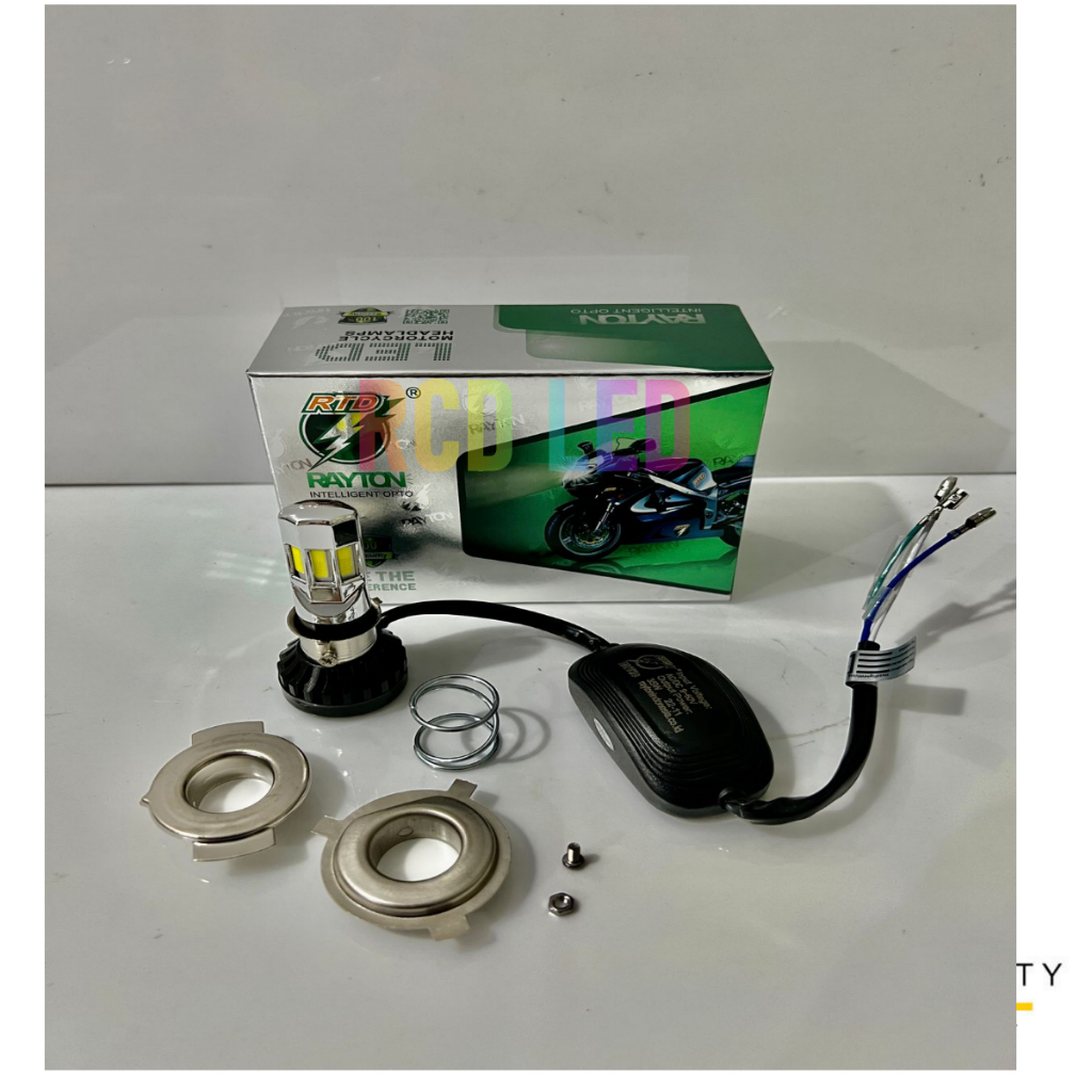 Jual AMPU LED 6 SISI MERK RTD ORIGINAL | LAMPU LED MOTOR H6 H4 AC DC ...