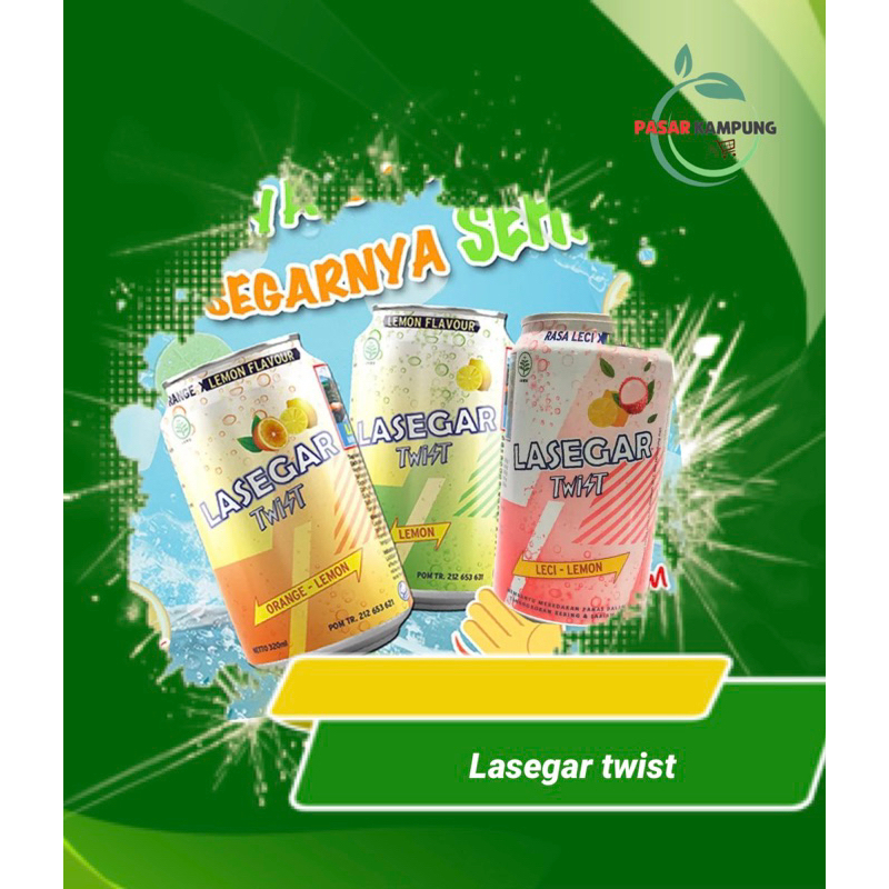 Jual lasegar twist kaleng - minuman penyegar | Shopee Indonesia