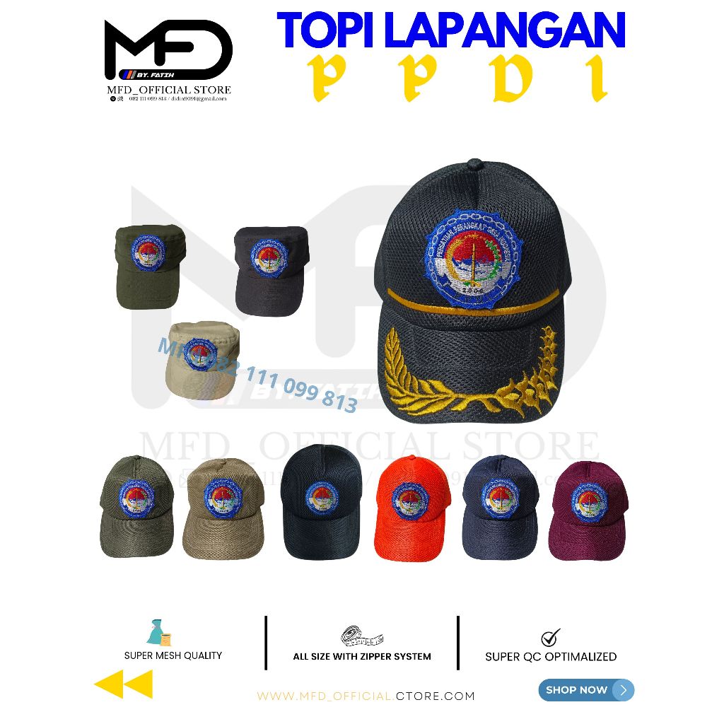 Jual MFD topi PPDI PERSATUAN PERANGKAT DESA INDONESIA Pria Wanita ...